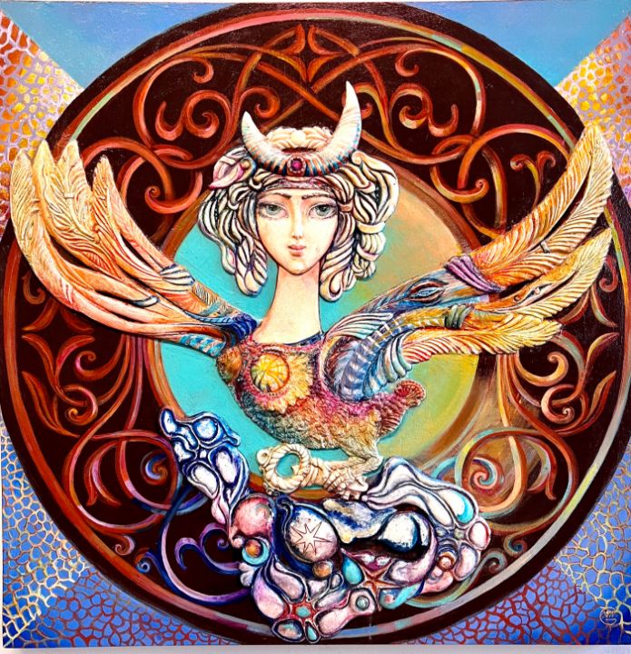 MAGIC BIRD GAMAYUN - Vitali Gambarov, Nina Gali - Sculptures & Carvings ...