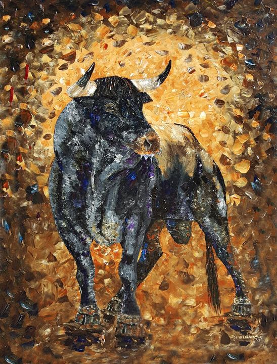 El Torro - Joseph Fine Artist - Paintings & Prints, Animals, Birds ...