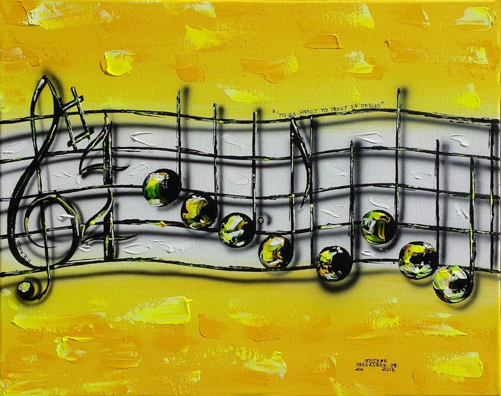 Tis So Sweet To Trust In Jesus - Joseph Fine Artist - Paintings ...