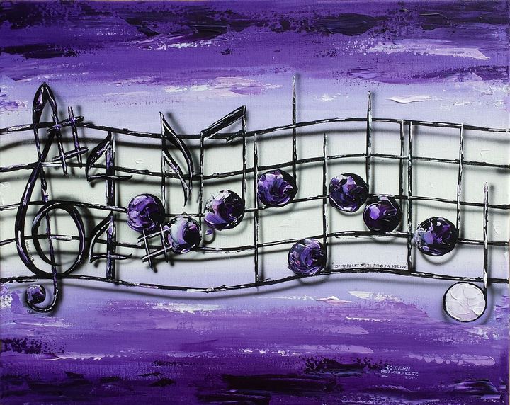 In My Heart Their Rings A Melody - Joseph Fine Artist - Paintings ...