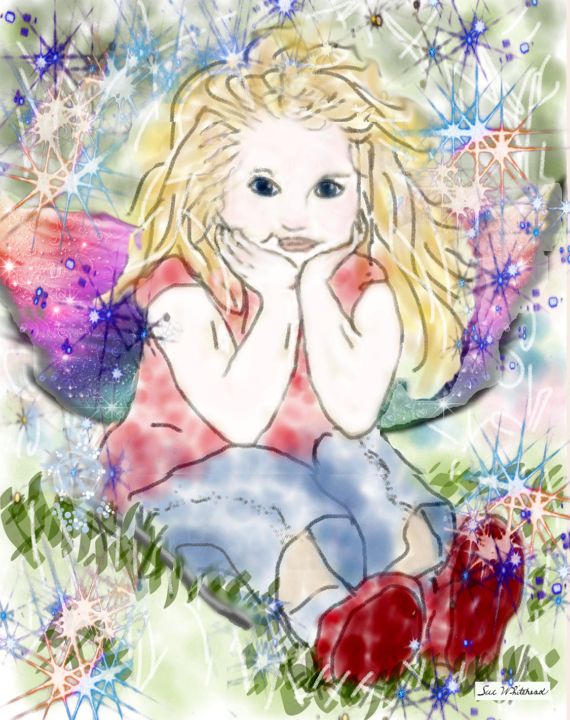 Spring Fairy - Sue Whitehead Arts - Drawings & Illustration, People ...