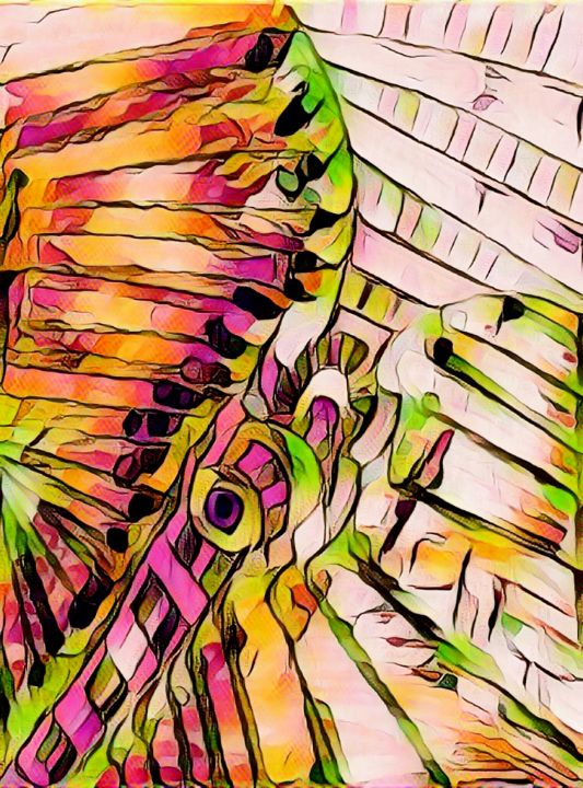 Up Close - Art Dreamer - Digital Art, Abstract, Irregular Forms - ArtPal