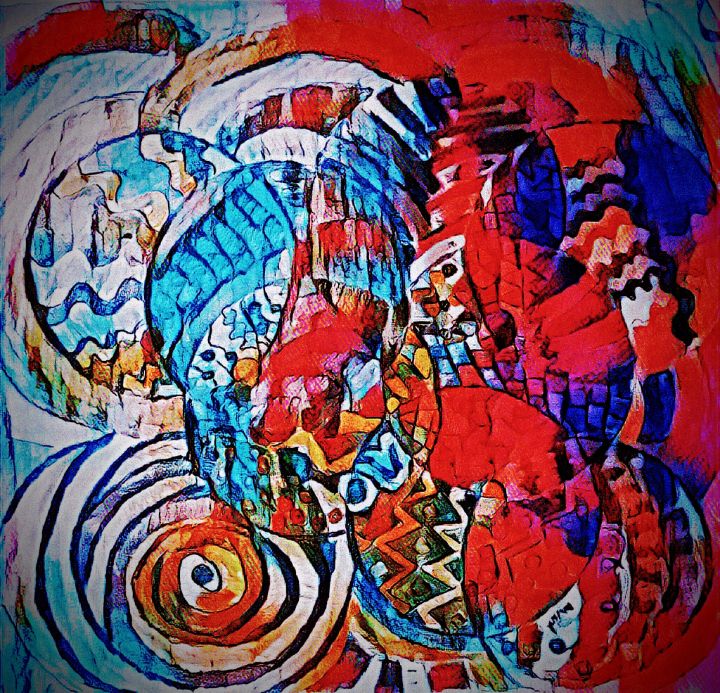 Moments in Time - Art Dreamer - Paintings & Prints, Abstract, Irregular ...