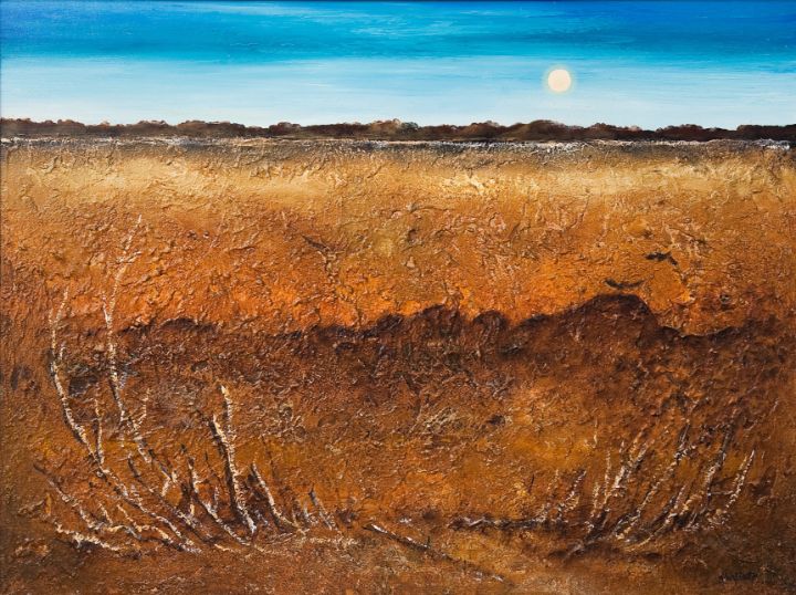 DESERT LANDSCAPE - Thomas Andersen - Paintings & Prints, Landscapes ...