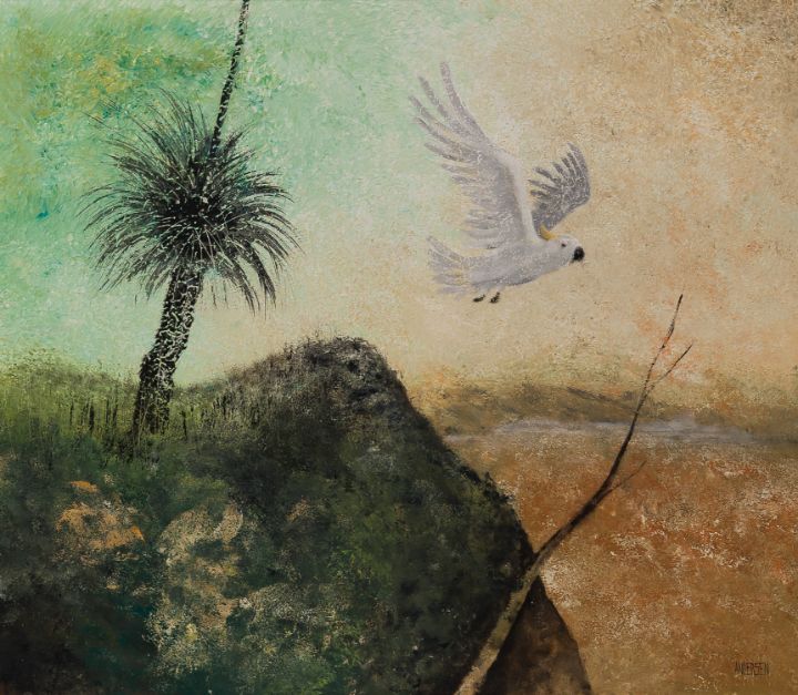 LANDSCAPE OF THE LOST COCKATOO - Thomas Andersen - Paintings & Prints ...