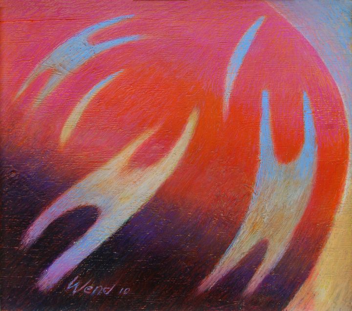 Exalted - Wend Art Gallery - Paintings & Prints, Abstract, Irregular ...