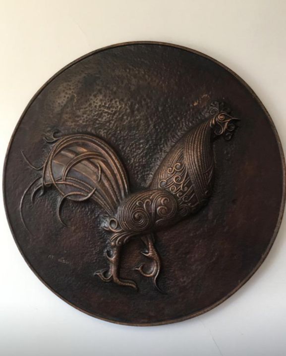 Round Rooster - Mohamed Rizk - Drawings & Illustration, Animals, Birds ...