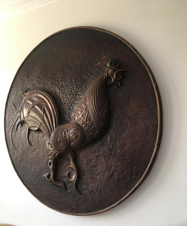 round rooster - Mohamed Rizk - Drawings & Illustration, Animals, Birds ...