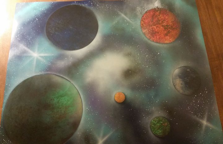 Down the Wormhole - Aether Art - Paintings & Prints, Astronomy & Space ...