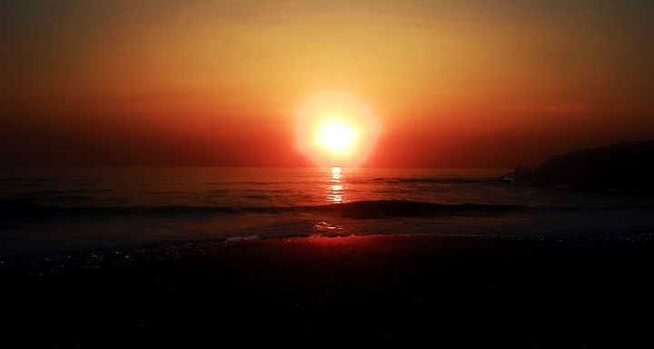 Powerful Sunset - Picturesque - Photography, Landscapes & Nature, Beach ...