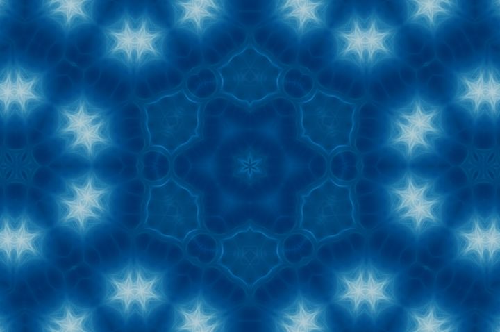 Blue Stars - Jus4fundesigns - Digital Art & AI, Abstract, Color - ArtPal