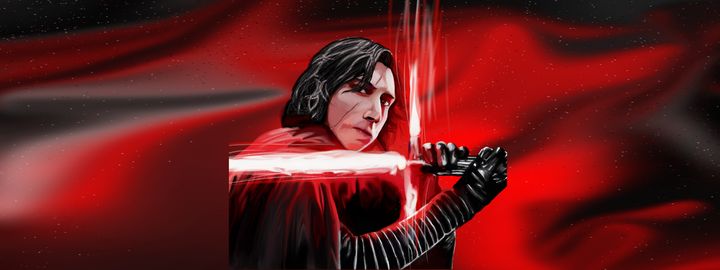 Kylo Print For Jenna - Art By Josette - Digital Art, Entertainment ...