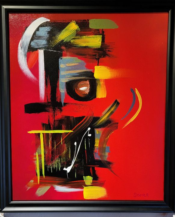 Red Abstract II - Summer Art - Paintings & Prints, Abstract, Other ...