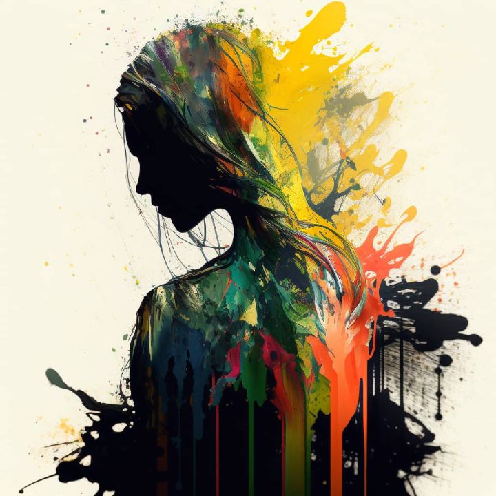 Faceless - Arlinda vanskiver - Digital Art & AI, Abstract, Collage - ArtPal