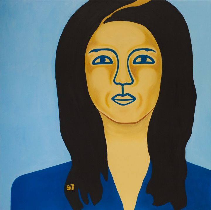 Self-Portrait-1 - april sj choi - Paintings & Prints, Abstract ...