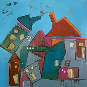 Deep Water - Arte de Shellie - Paintings & Prints, Abstract, Collage ...