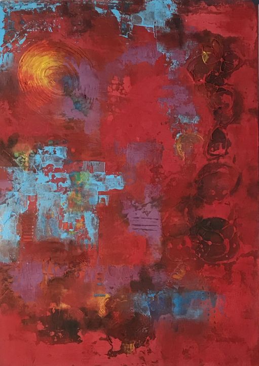 Remake Chaco canyon - Arte de Shellie - Paintings & Prints, Abstract ...