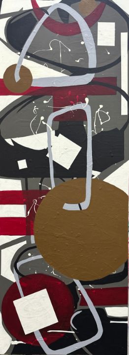 Man Art - Arte de Shellie - Paintings & Prints, Abstract, Irregular ...