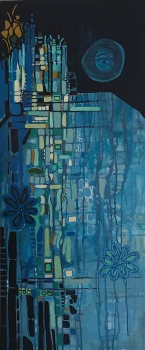 Other World III - Arte de Shellie - Paintings & Prints, Abstract, Other ...