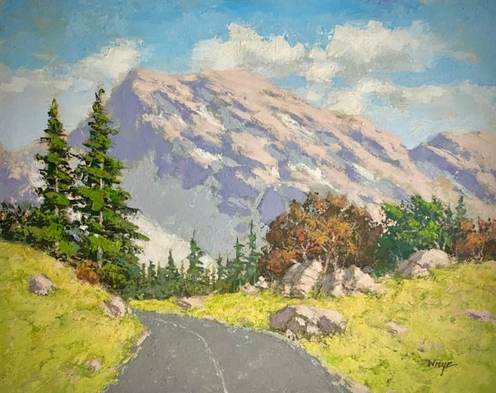 View Road - Michko Wrye - Paintings & Prints, Landscapes & Nature ...