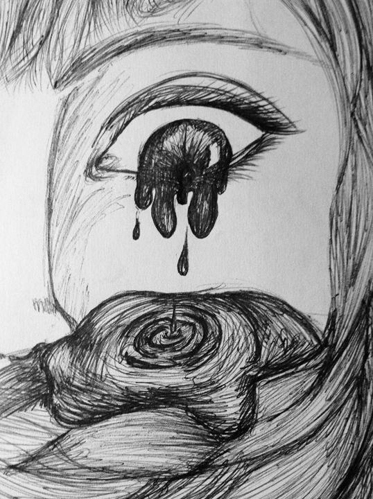 Melting - Sophie Jorden - Drawings & Illustration, People & Figures ...