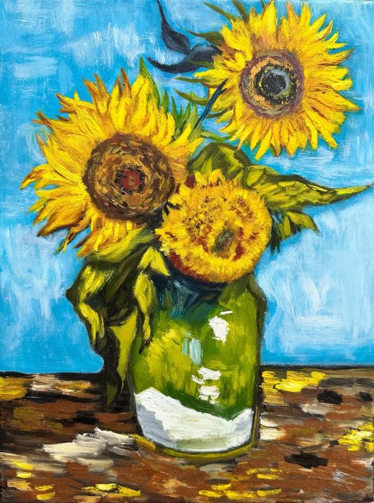 Van Gogh Sunflowers - AngelSveta Art - Paintings & Prints, Flowers ...
