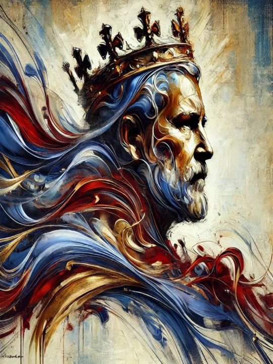 King of England" - Movilla Services LTD - Paintings & Prints, Abstract ...