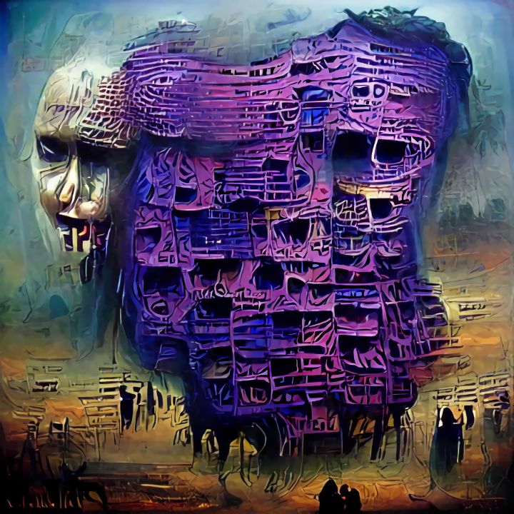 nightmare village in purple - digitalabstract101 - Drawings ...