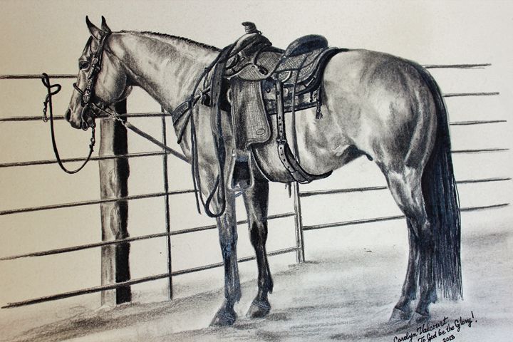 Buckskin Roper - The Master's Hand - Drawings & Illustration, Animals ...
