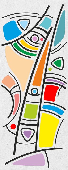 Xymbo Larr V101 - Diarma - Paintings & Prints, Abstract, Figurative ...