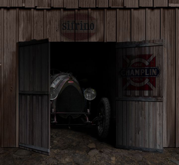 Barn find - Mansky's automotive art - Photography, Vehicles ...