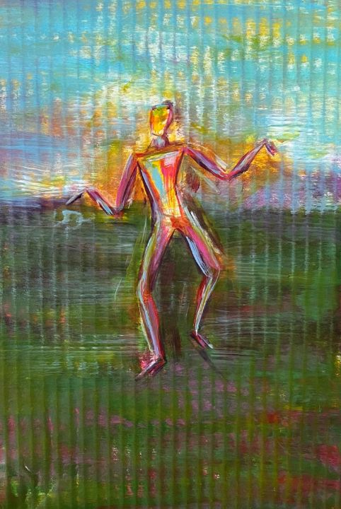 Soul man - Lori Bell Art - Paintings & Prints, Abstract, Color - ArtPal