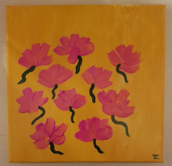 Dancing flowers - Tiana's Art - Paintings & Prints, Flowers, Plants ...