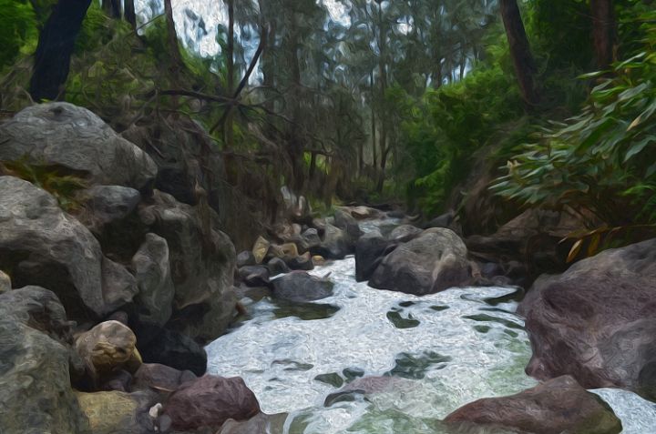 Watercolor Oil Painting - AHAD Art - Digital Art & AI, Landscapes ...
