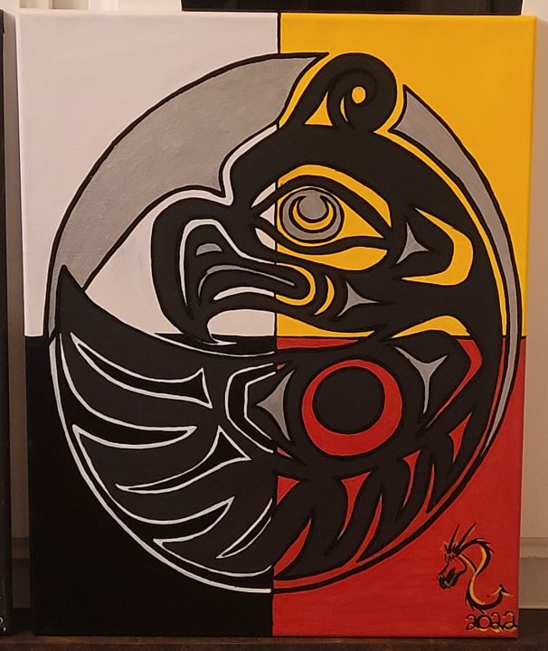 Hawk - Derek Godin - Paintings & Prints, Animals, Birds, & Fish, Birds ...