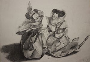 Mickey and Minnie II - Sha Liao Art - Drawings & Illustration ...