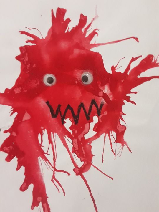 Red Blip - Astara - Paintings & Prints, Childrens Art, Other Childrens ...