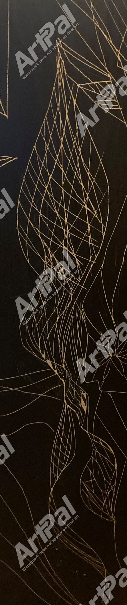 Curved - Perry friedman - Paintings & Prints, Abstract, Irregular Forms ...