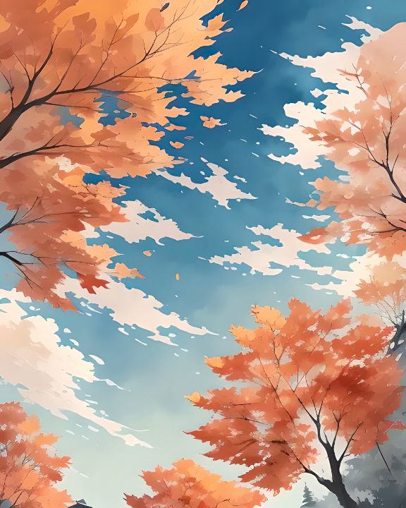 Autumn Sky - May Dream - Digital Art & AI, Landscapes & Nature, Seasons ...