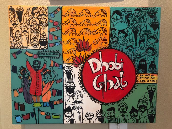 Dhobi Ghat - Nikita's Art - Paintings & Prints, Ethnic, Cultural ...