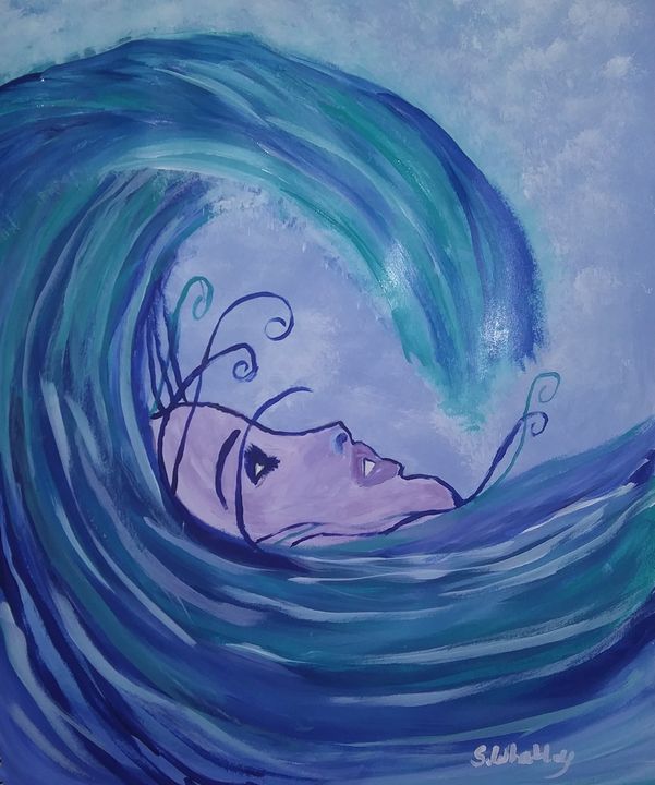 Treading Water - Samantha's Art - Paintings & Prints, Fantasy ...