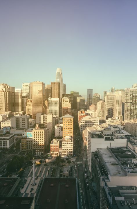 downtown aerial view - Jonathan Nguyen - Photography, Buildings ...