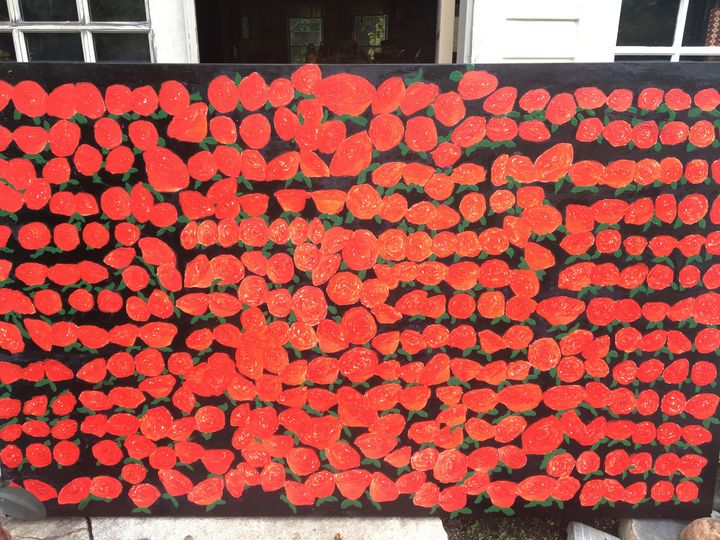 Roses - John Coltrane - Paintings & Prints, Abstract, Organic - ArtPal