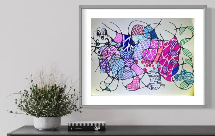 And then a Cow - Karan S. Penton Designs - Drawings & Illustration ...