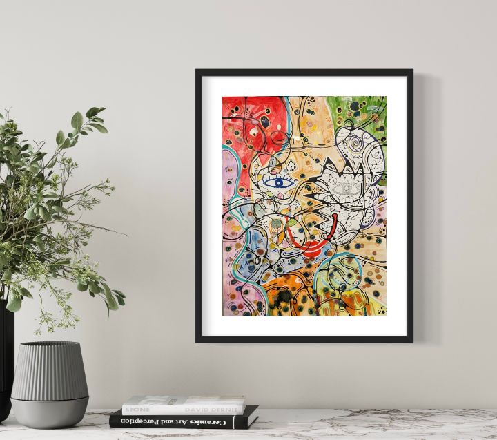 Two Faced - Karan S. Penton Designs - Drawings & Illustration, Abstract ...