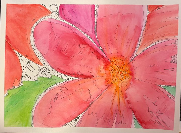 Flower Form - Karan S. Penton Designs - Paintings & Prints, Abstract ...