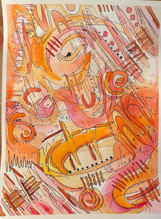 Sunset in Winter - Karan S. Penton Designs - Paintings & Prints ...