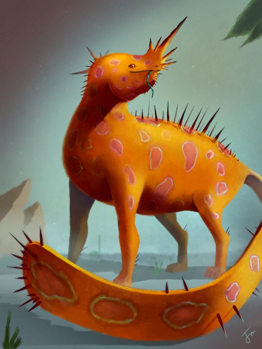 Spike the Dragon - Poison Type - Jonathan Hopkins - Drawings ...