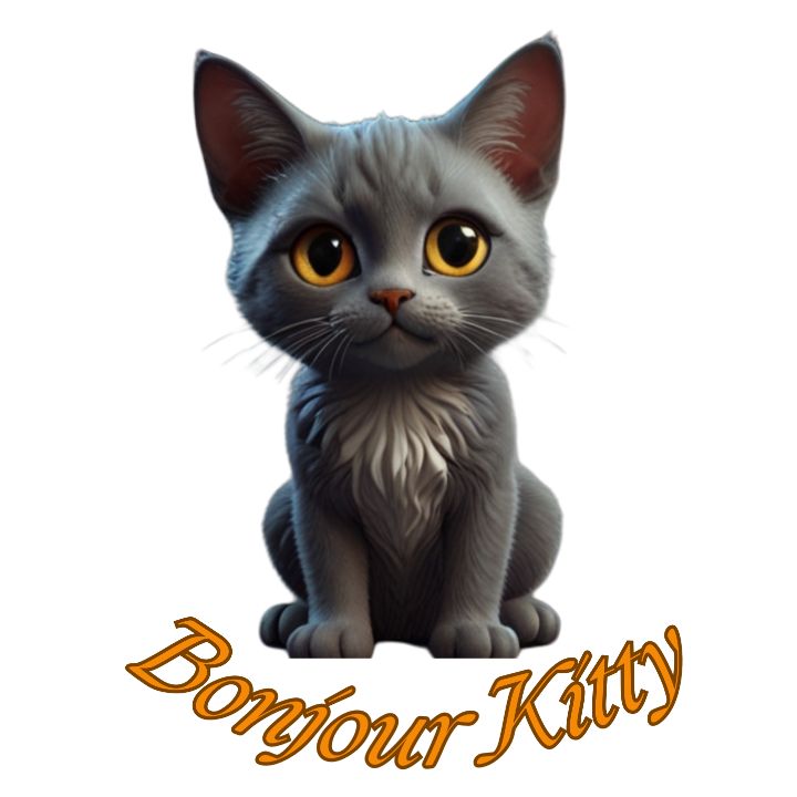 Bonjour Kitty - Kokshin‘s Art - Digital Art & AI, Animals, Birds ...