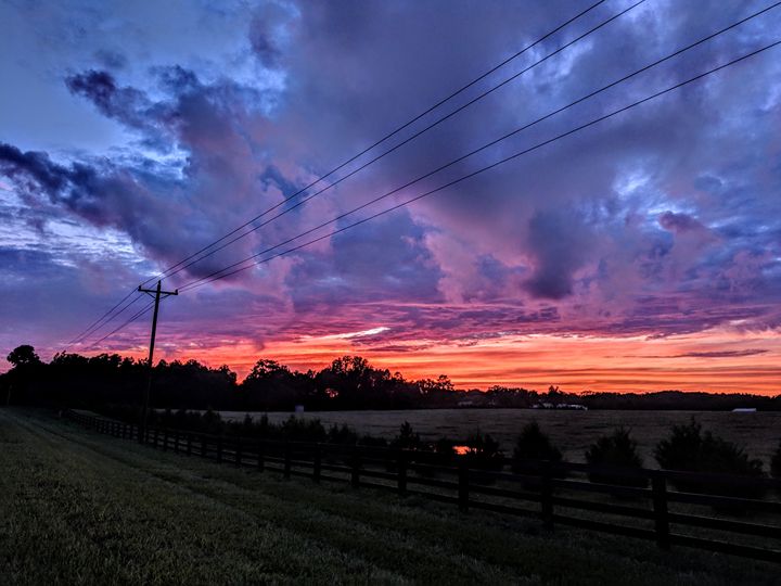 Florida sunset on a back road - Hilary Davis Photography - Photography ...